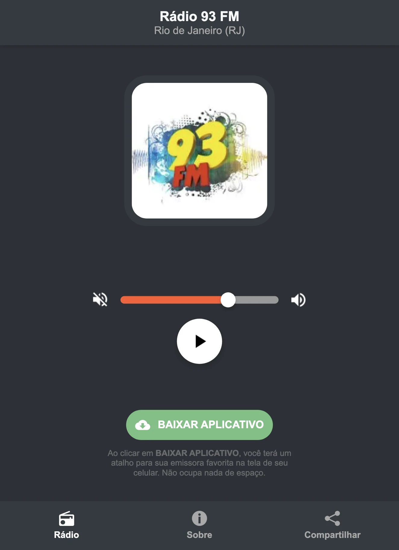 Rádio 93 FM ao vivo - Rio de Janeiro (RJ)