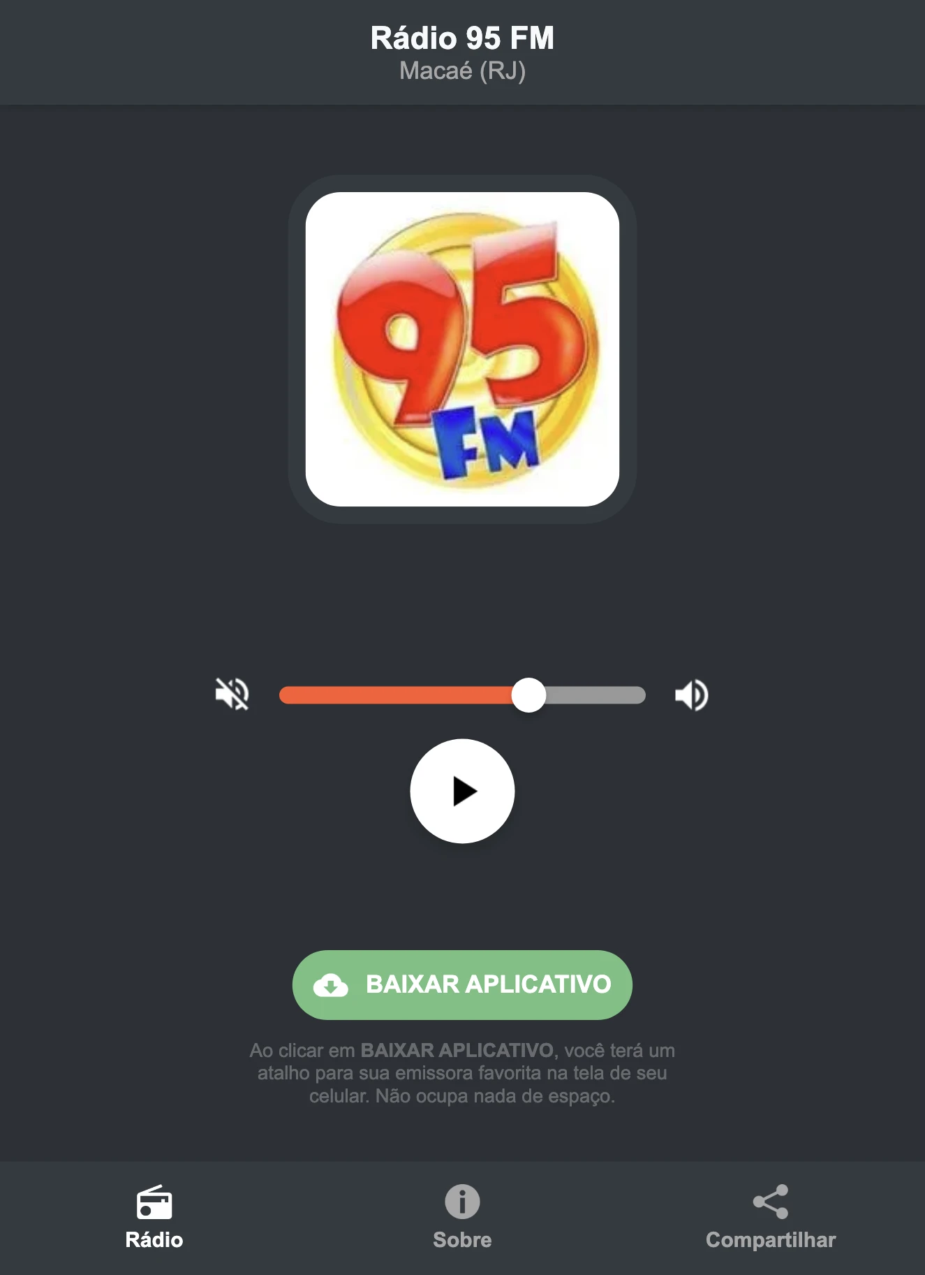 Rádio 95 FM ao vivo - Macaé (RJ)