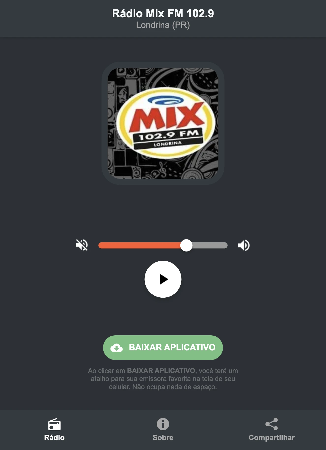 Rádio Mix FM 102.9 ao vivo - Londrina (PR)