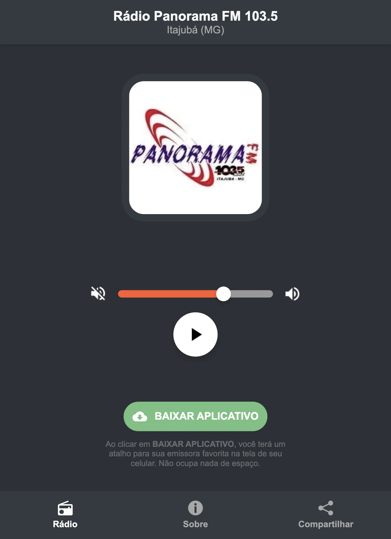 Rádio Panorama FM 103.5 ao vivo - Itajubá (MG)