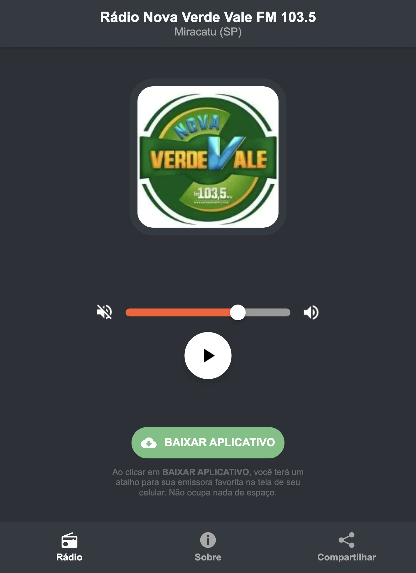 Rádio Nova Verde Vale FM 103.5 ao vivo - Miracatu (SP)