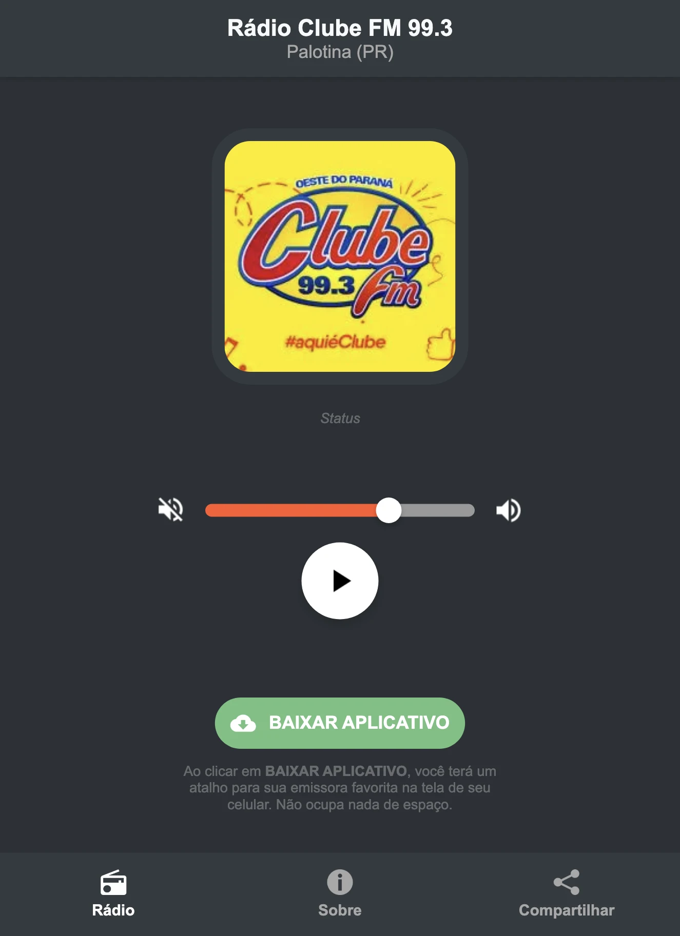 Rádio Clube FM 99.3 ao vivo - Palotina (PR)