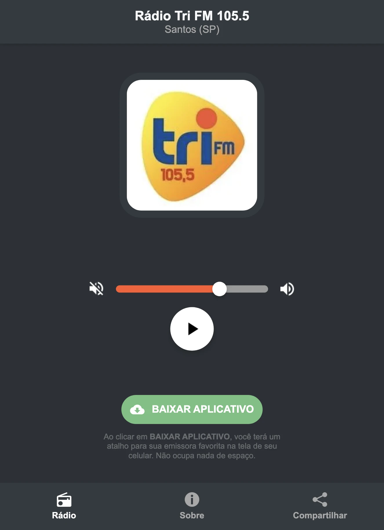 Rádio Tri FM 105.5 ao vivo - Santos (SP)