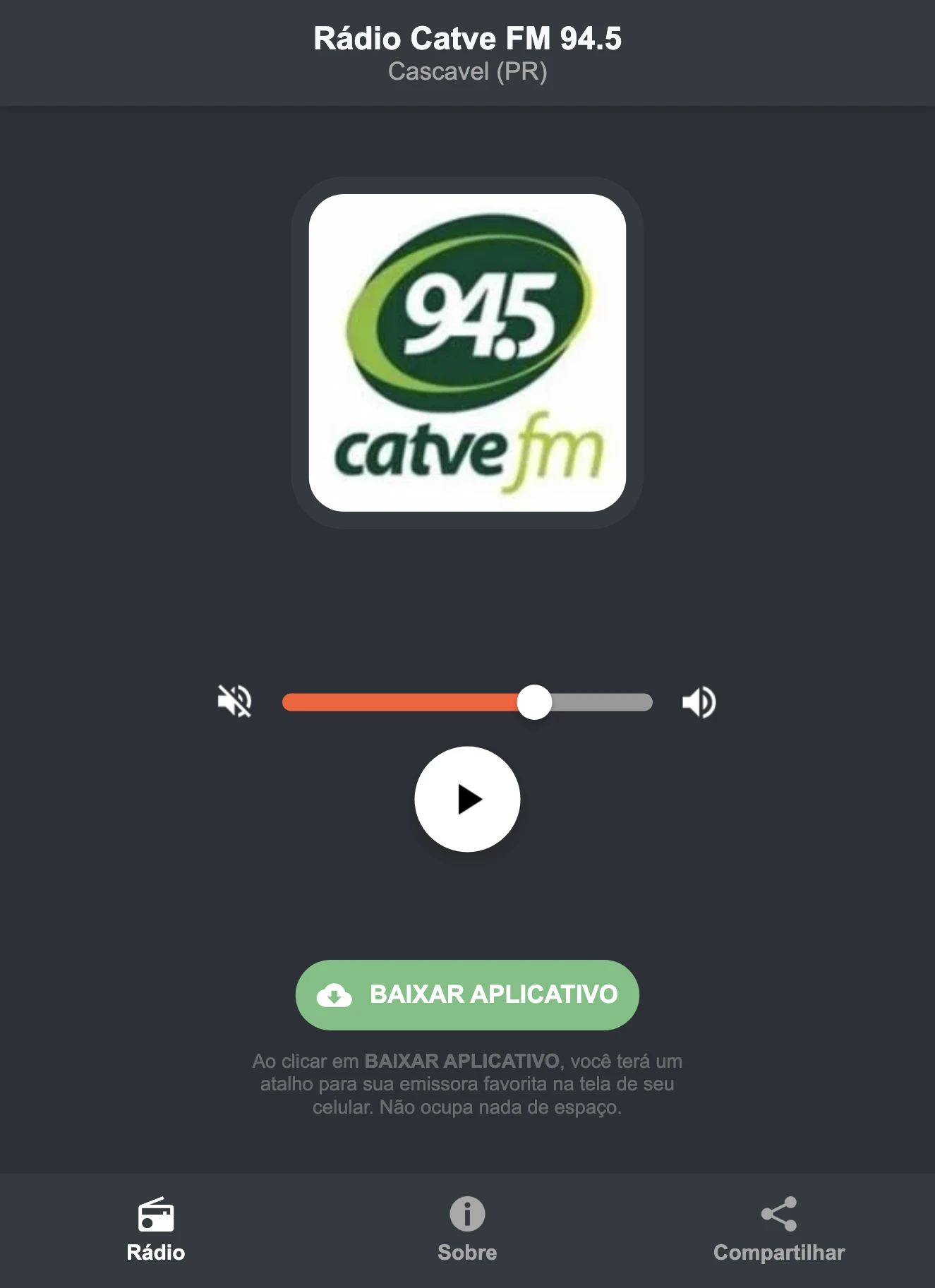 Rádio Catve FM 94.5 ao vivo - Cascavel (PR)