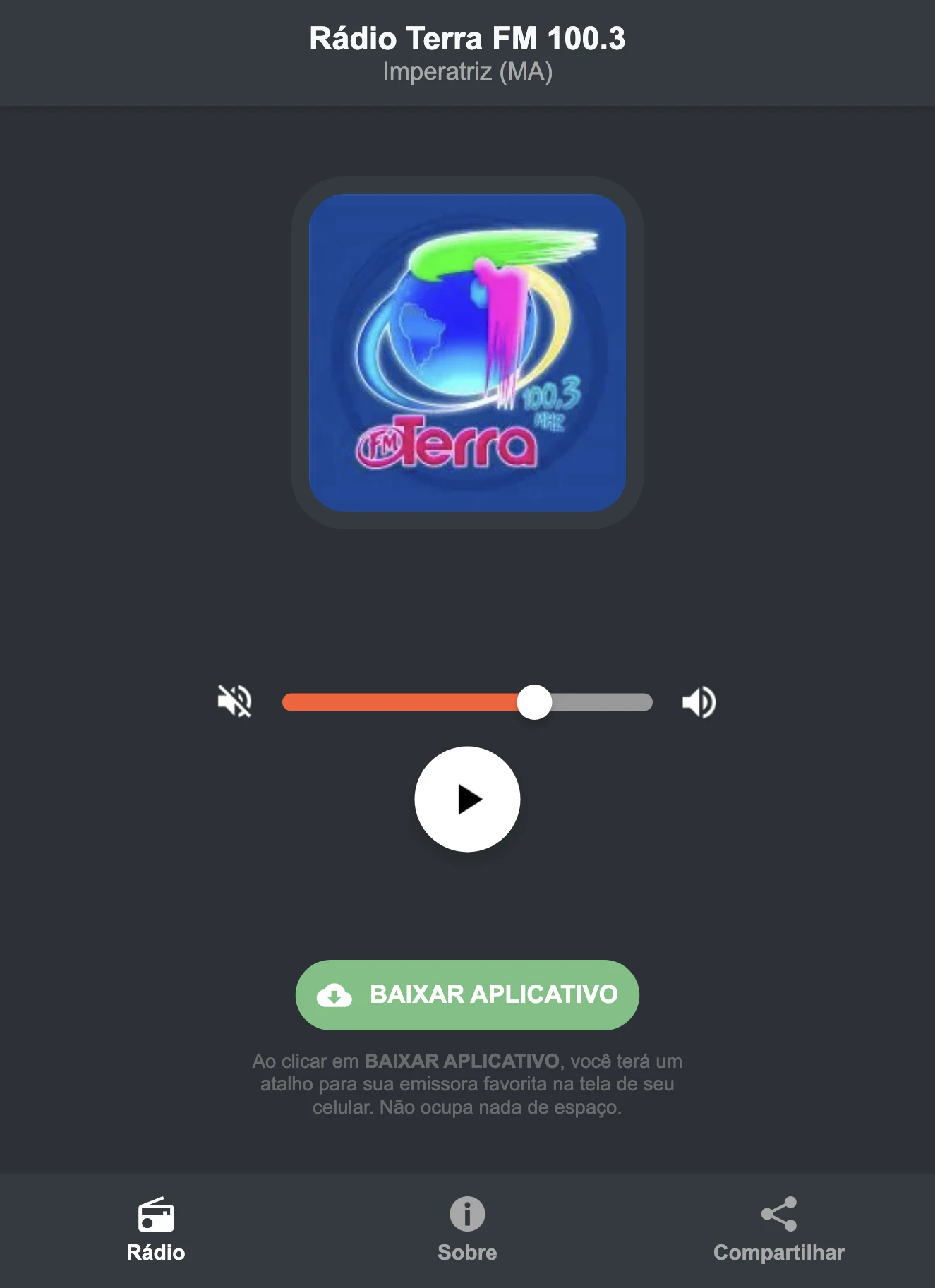 Rádio Terra FM 100.3 ao vivo - Imperatriz (MA)